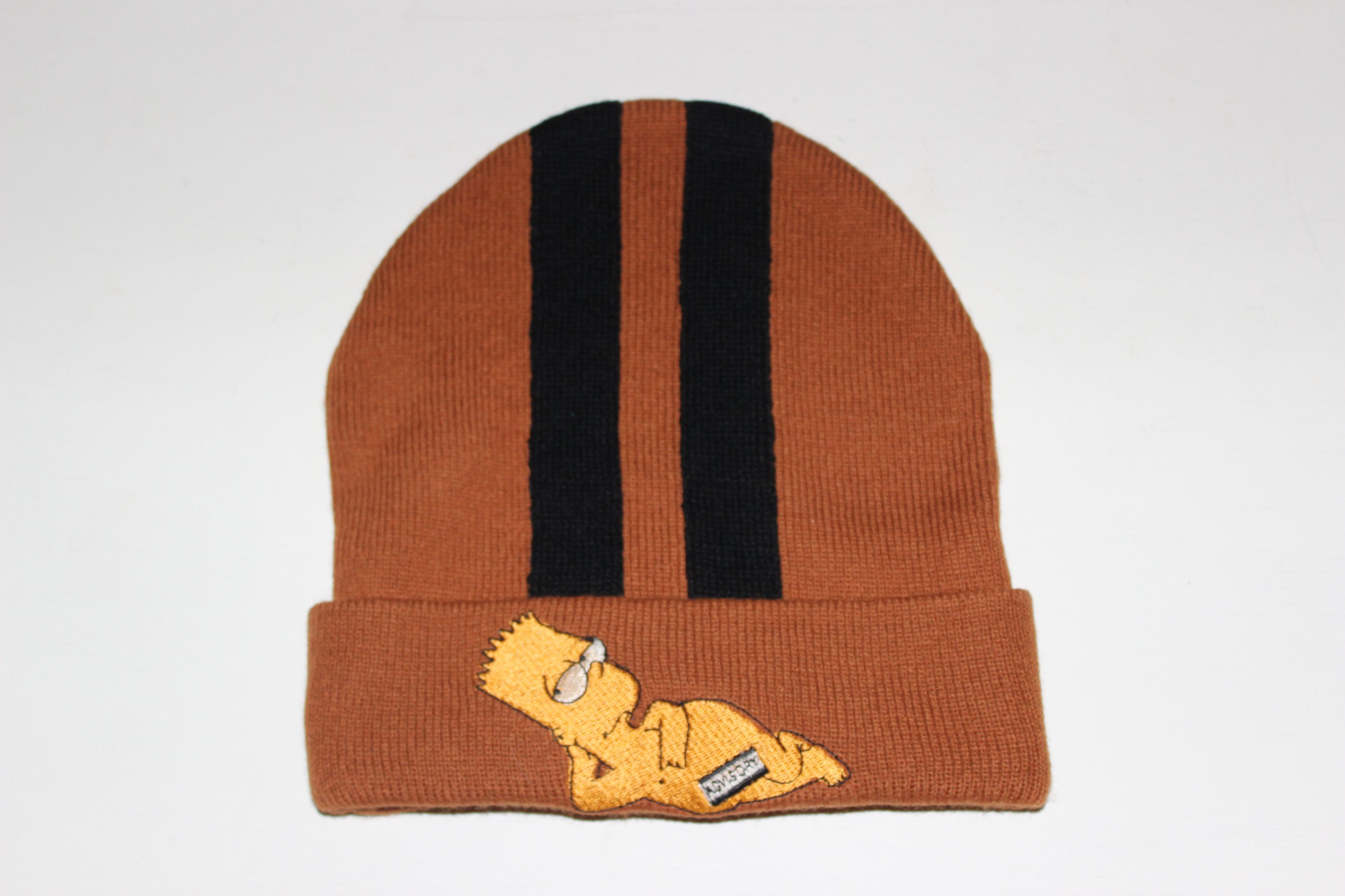 Vintage Vintage The Simpsons 1999 Bart Sensored Snow Hat Beanie | Grailed