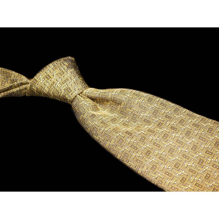 Robert Talbott Robert Talbott Best of Class Tan Geometric Luxury Silk Tie | Grailed