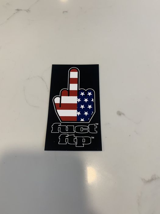 Fuct FTP Fuct Middle Finger Sticker | Grailed Fuct FTP Fuct Middle Finger Sticker | Grailed