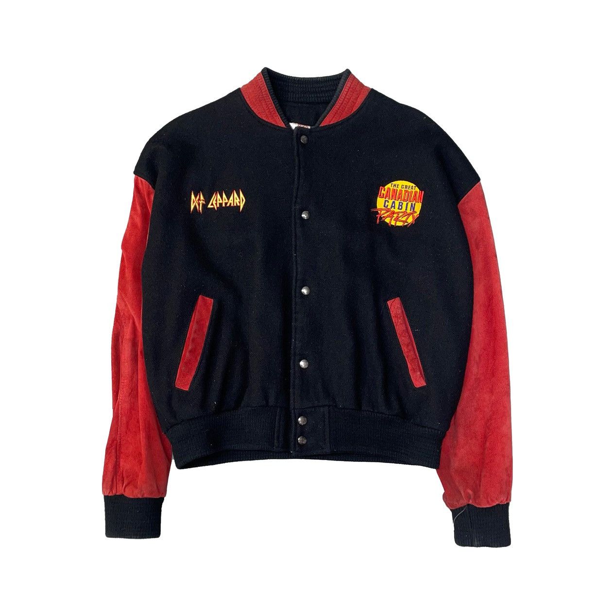 Band Tees × Vintage Vintage 1993 Exclusive Def Leppard Tour Varsity ...