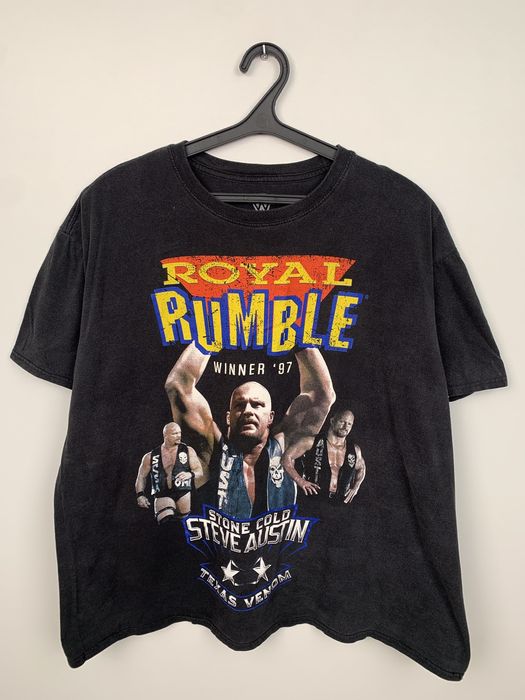 Vintage 1997 STONE COLD WWE ROYAL RUMBLE WINNER STEVE AUSTIN | Grailed