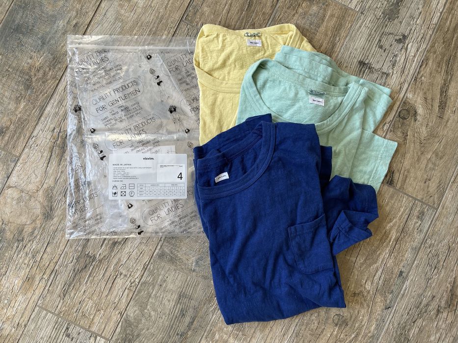 Visvim SS21 Sublig Jumbo 3-Pack S/S Multi | Grailed