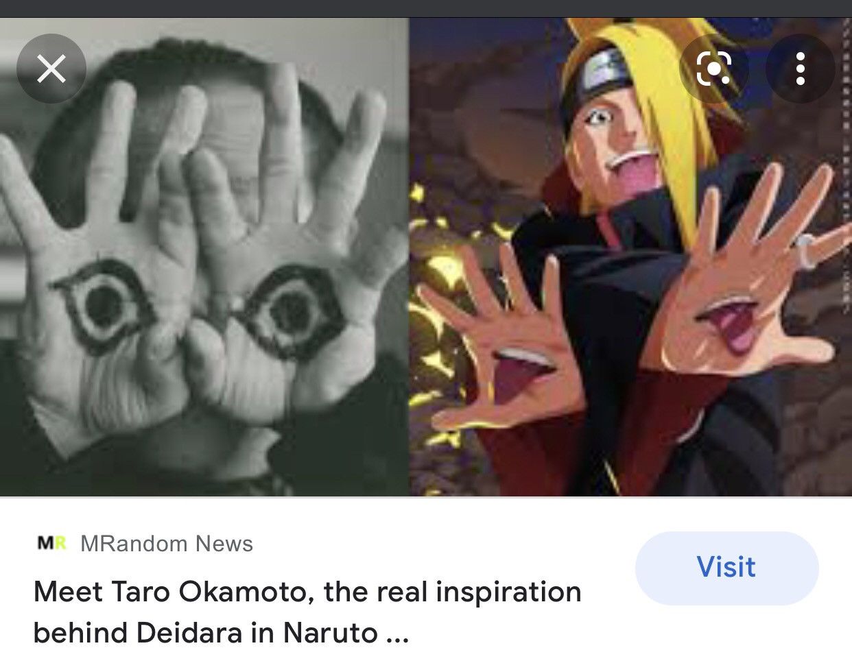 Art × Designer × Movie Taro Okamoto Art Naruto Deidara Art Is An ...