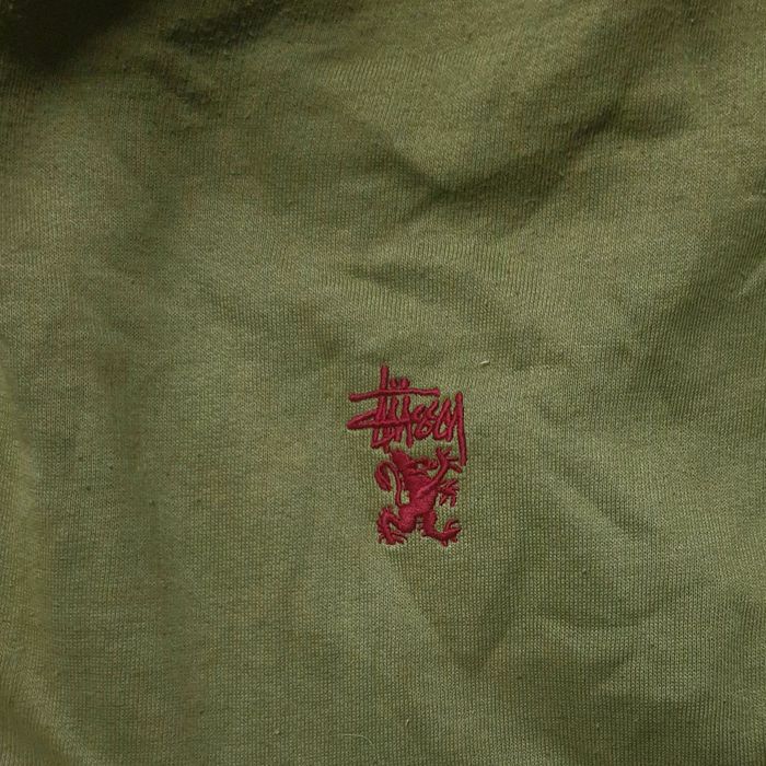 Vintage Vintage Stussy Small Embroidered Logo Sweatshirt | Grailed