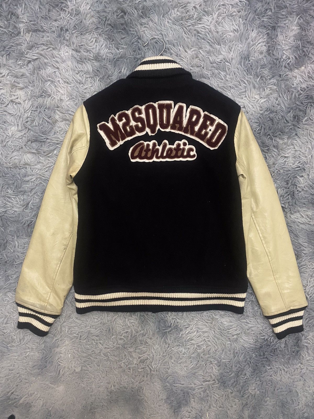 Japanese Brand M2squared Varsity Leather Jacket | Grailed