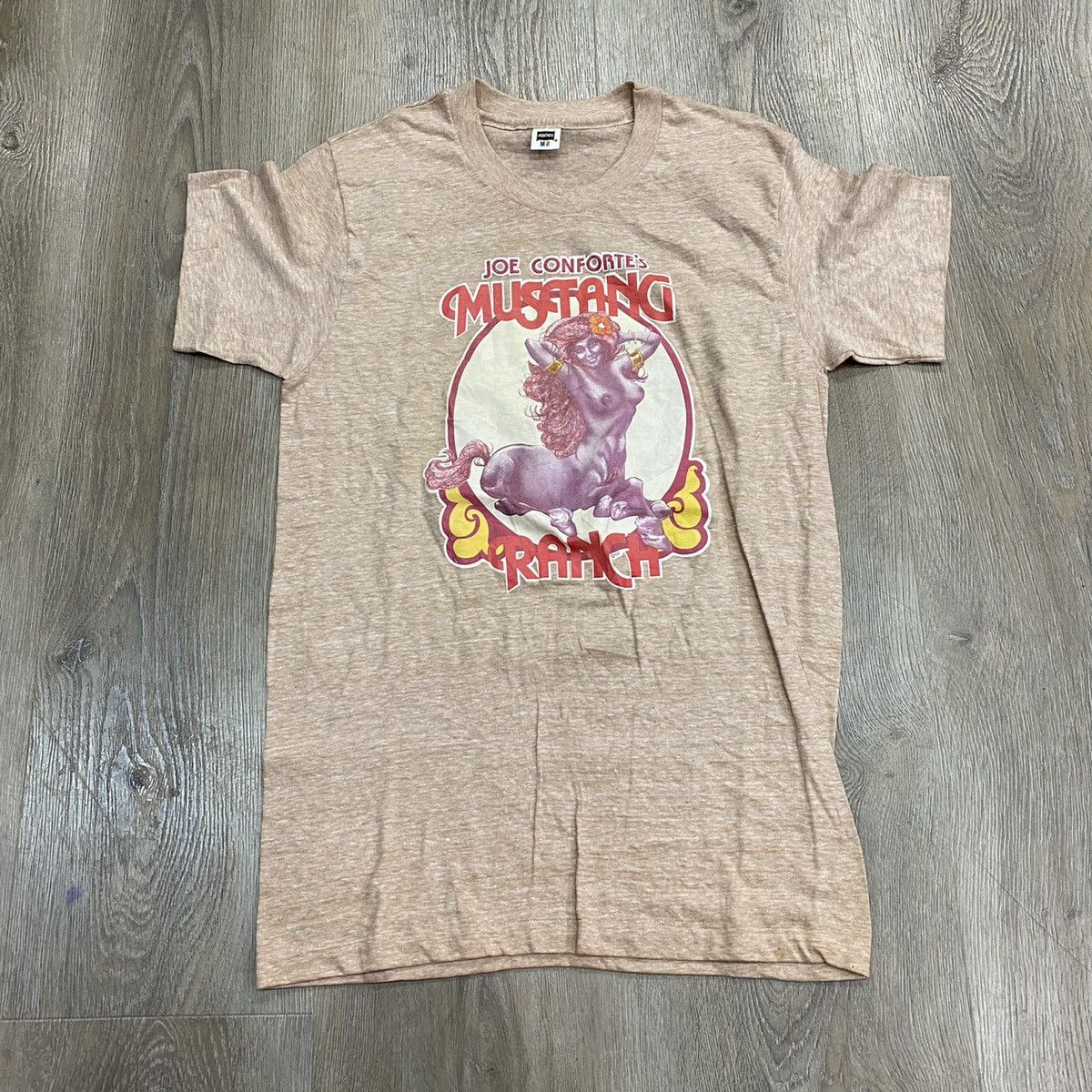 Hanes × Streetwear × Vintage Vintage 70`s JOE CONFORTE`S MUSTANG RANCH ...