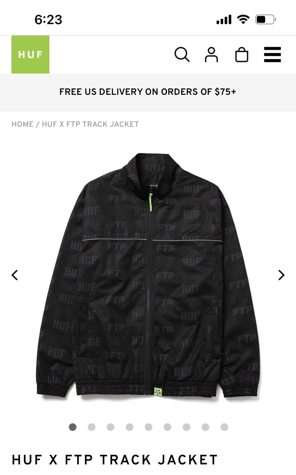 Fuck The Population × Huf Huf x FTP Track Jacket | Grailed