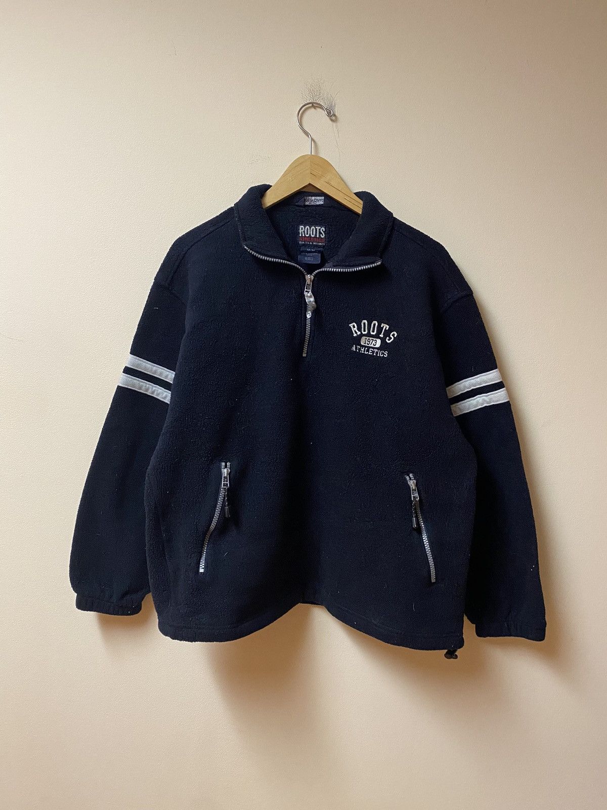 Athletic × Roots × Vintage Vintage 1990s Roots Athletics 1/4 Zip ...