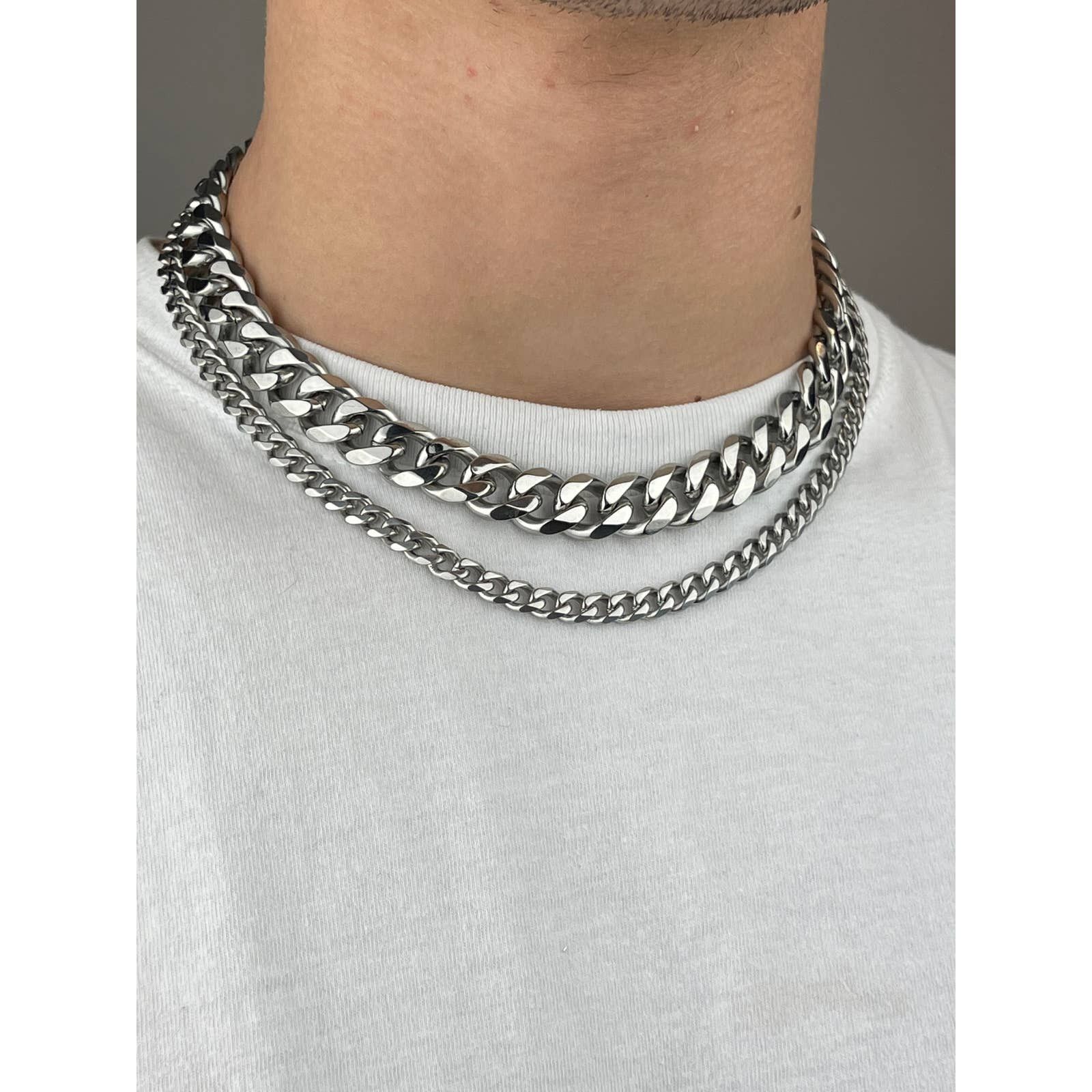 Handmade Cuban Link Set 12mm - 16" and 6mm - 18" | Grailed