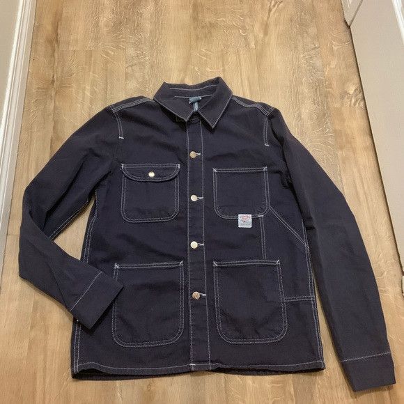 Pointer Vintage Pointer/ LC King Navy Duck Chore Coat - M | Grailed