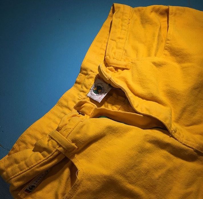 Cross Colours Cross Colours Yellow Pants Vintage | Grailed
