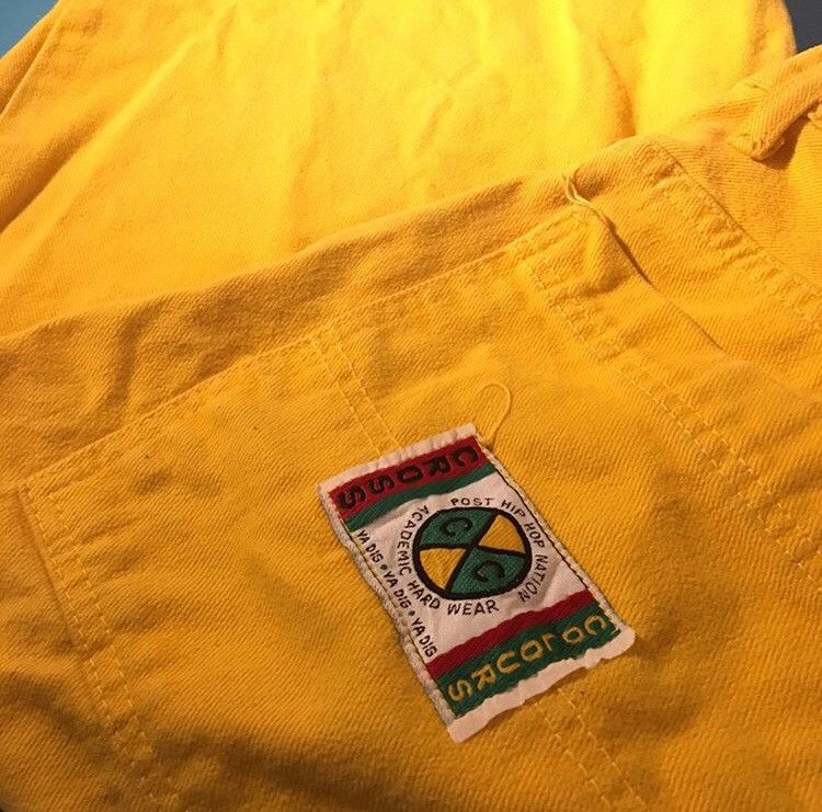 Cross Colours Cross Colours Yellow Pants Vintage | Grailed