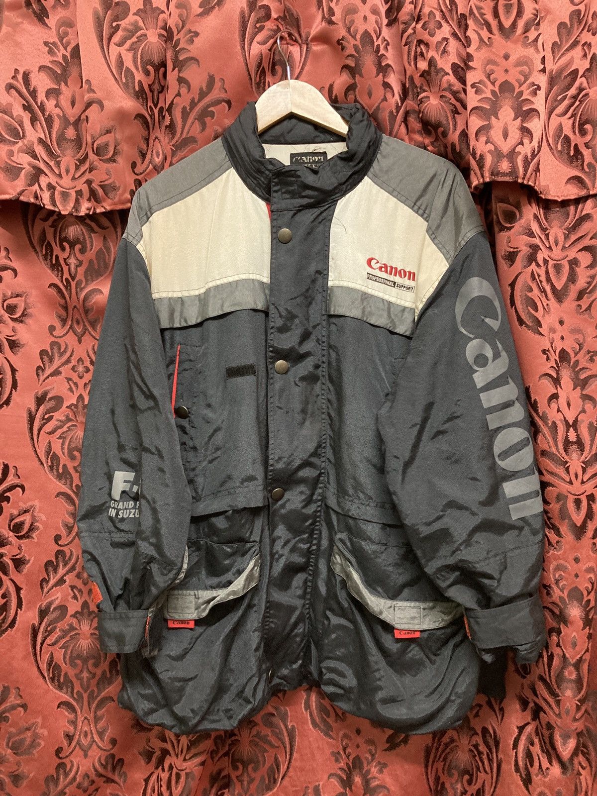 Canon × Racing × Vintage Canon F1 GRAND PRIX SUZUKA ZIPPER JACKET | Grailed