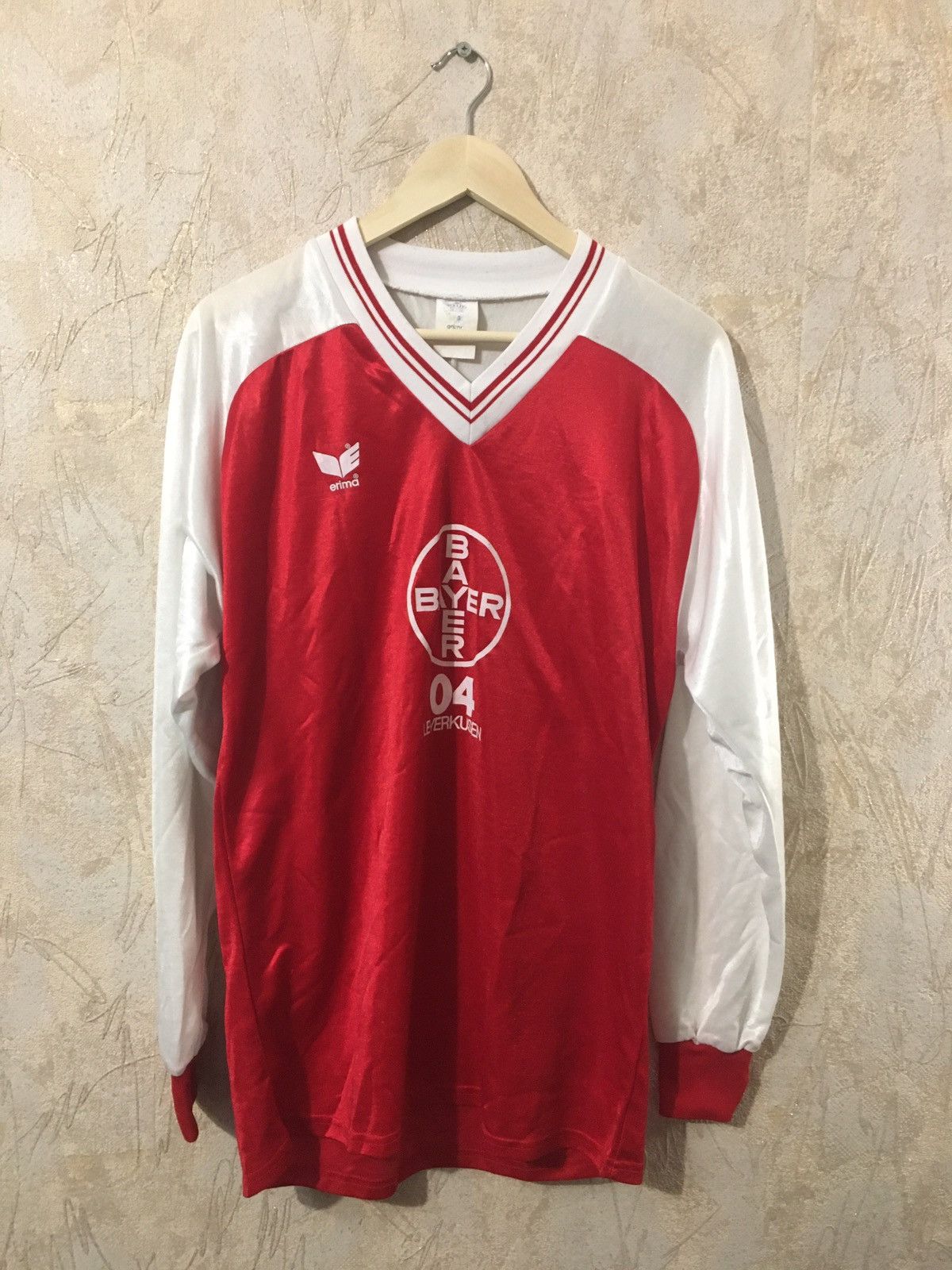 Erima × Soccer Jersey × Vintage Long sleeve Bayer 04 Leverkusen 80s vintage football | Grailed