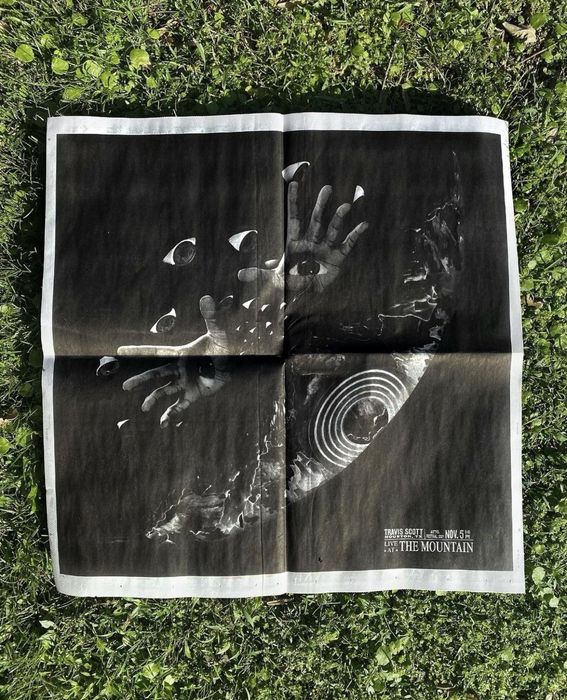Travis Scott ASTROFEST news paper. Travis Scott 2021 | Grailed