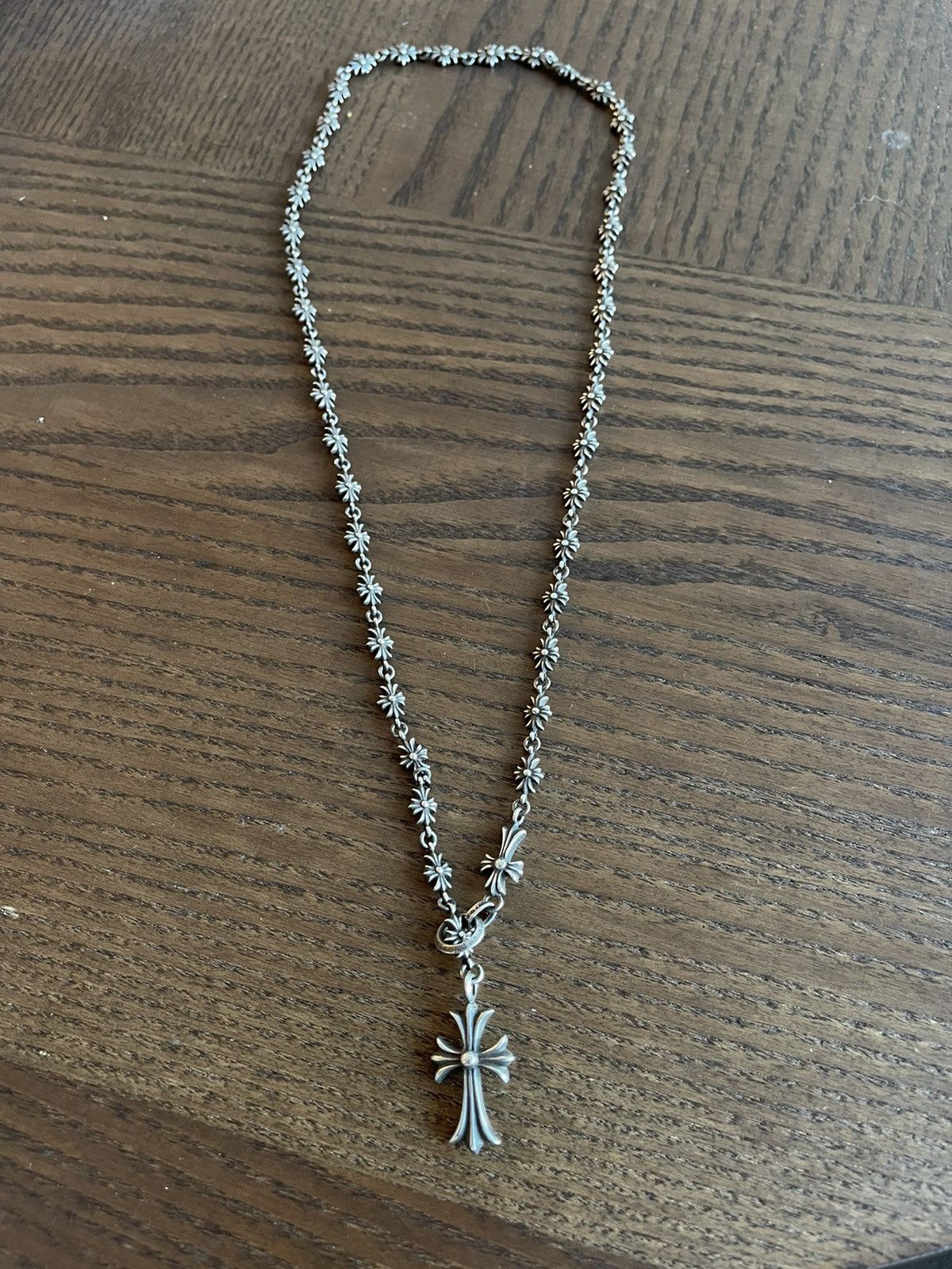 Chrome Hearts Chrome Hearts Choke Chain Cross Necklace | Grailed