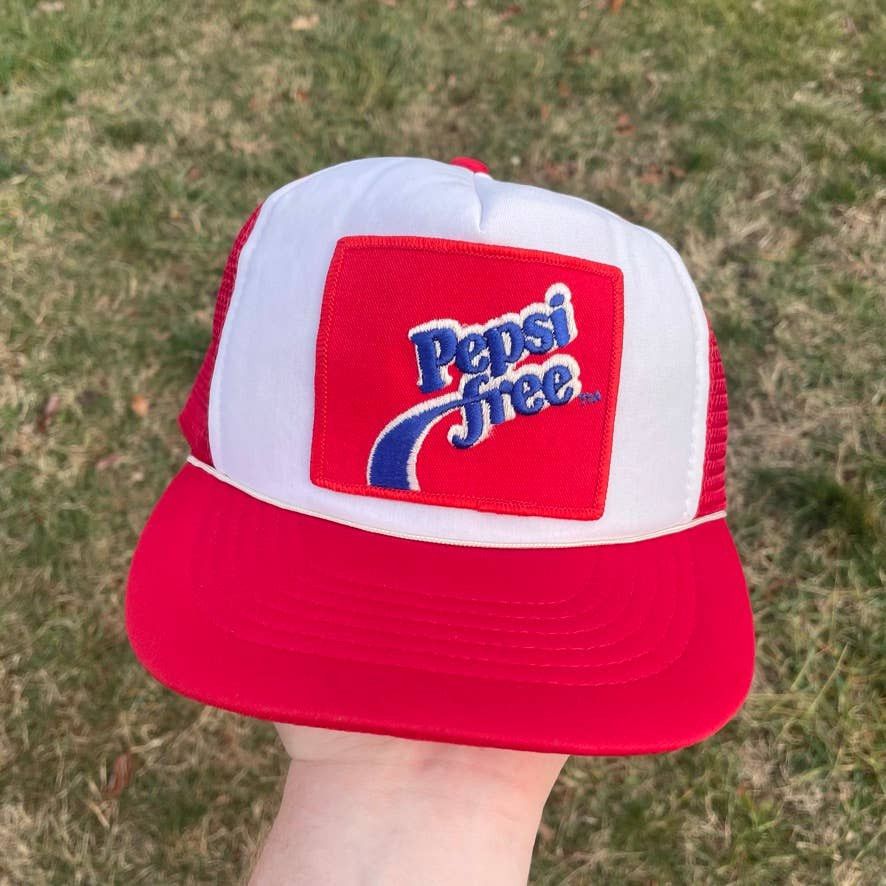 Pepsi Vintage Pepsi Free Mesh Trucker Hat | Grailed