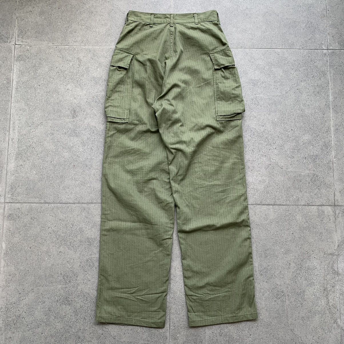 Vintage US Army WW2 P44 2nd Pattern HBT Cargo Military Pants - 1940s ...
