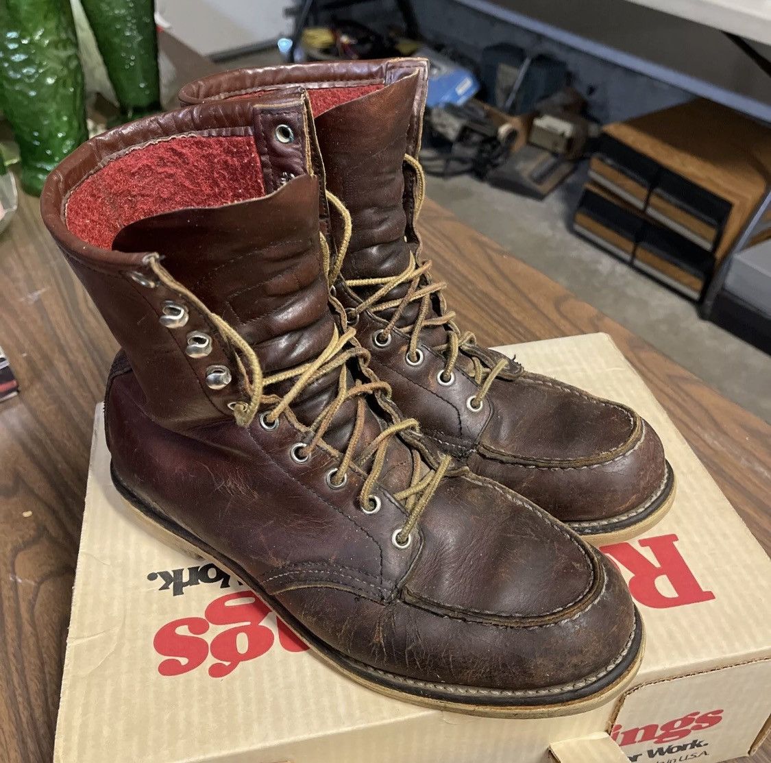 Red Wing Vintage Insulated Moc-Toe Boot | Grailed