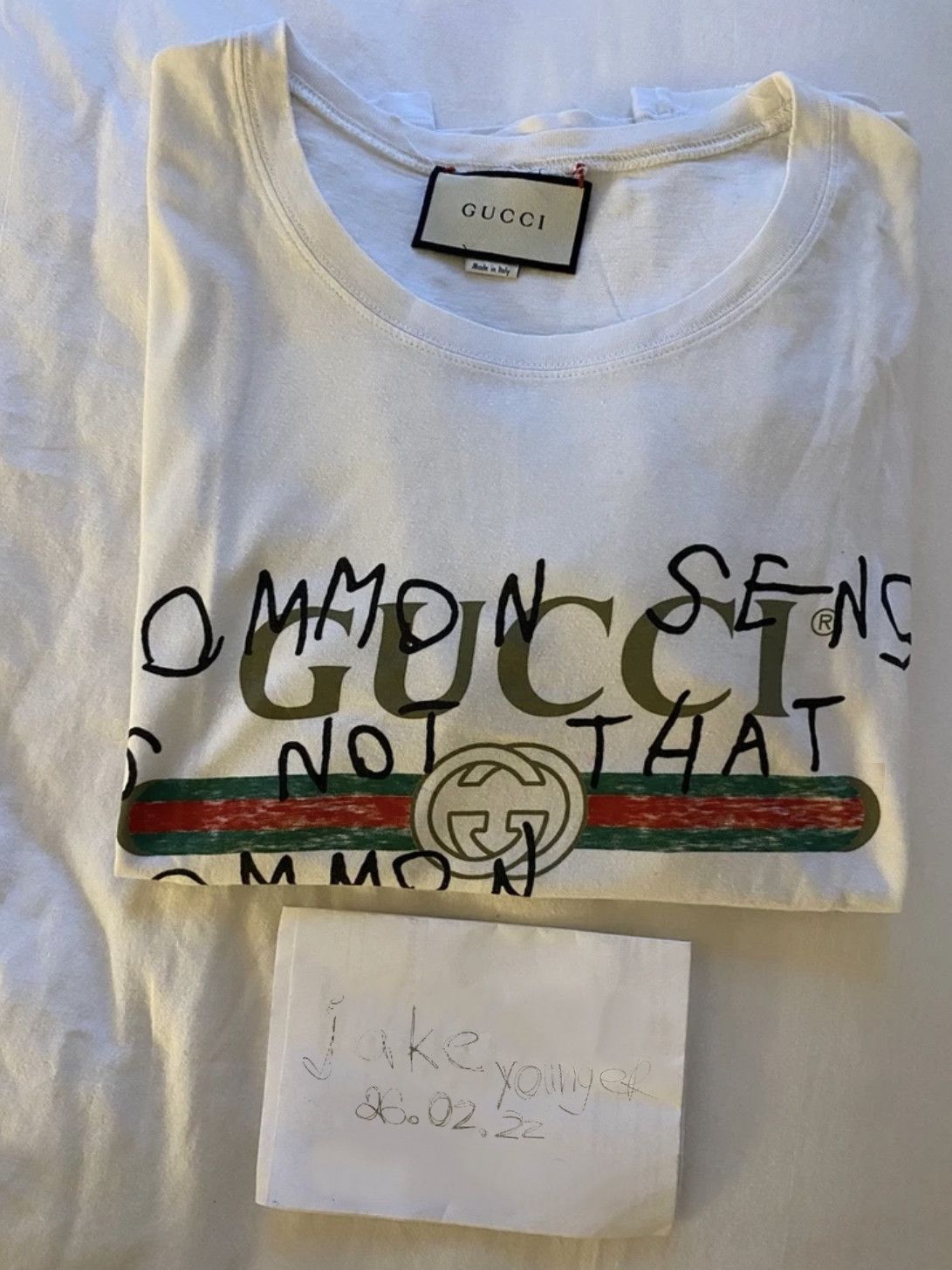 Gucci Gucci X Coco Capitan "Common Sense Is Not That Common" Tee | Grailed