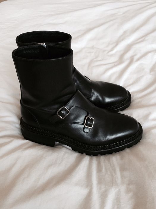 Yang Li Black Monk Strap Ankle Boots | Grailed