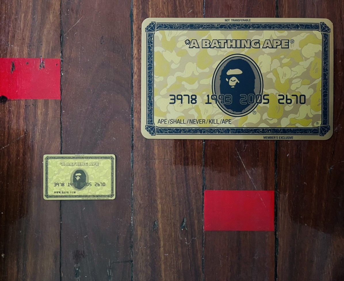 Bape RARE BAPE MEMBERS ONLY FRIDGE MAGNET + MOUSE PAD SET | Grailed