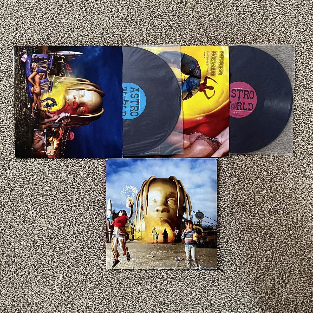 Travis Scott RARE Travis Scott Astroworld vinyl PURPLE | Grailed