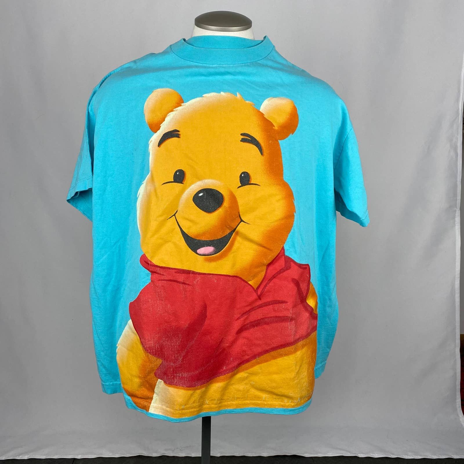 Disney Vintage 90s Winnie the Pooh big face graphic t-shirt | Grailed