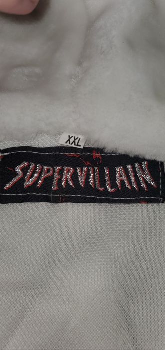 Designer Supervillain White fur Full Zip Spider webbed Hoodie | Grailed
