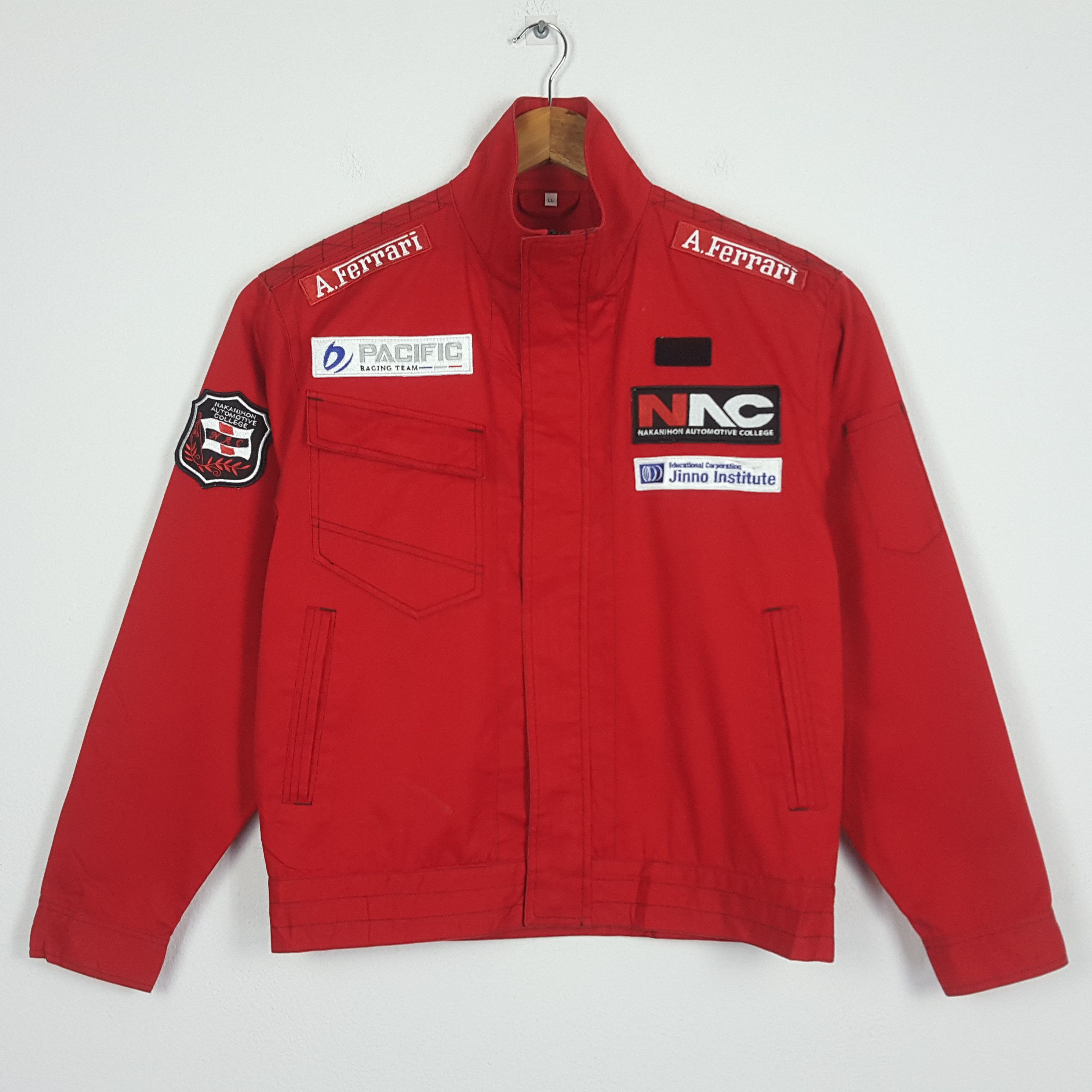 Ferrari × Racing × Vintage Vintage A.Ferrari Workwear Uniform Jacket ...