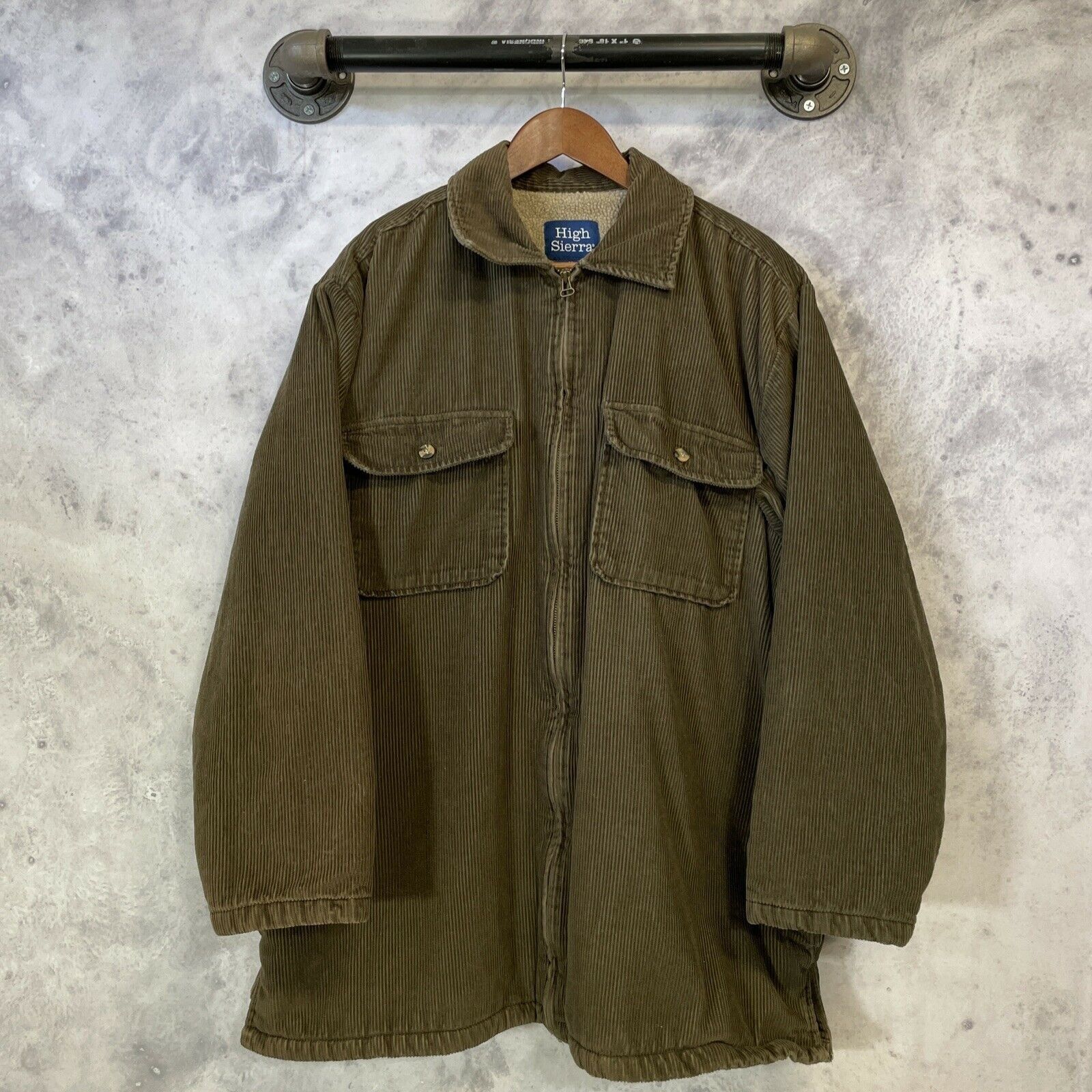 High Sierra × Vintage HIGH SIERRA Corduroy Zip Jacket Sherpa Lined ...