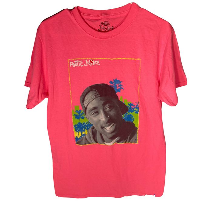 Chemistry Poetic Justice Tupac Shakur 2Pac Graphic Pink SS TShirt Size ...