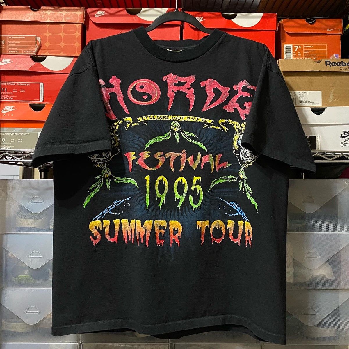 Band Tees × Made In Usa × Vintage 1995 horde festival T-shirt | Grailed