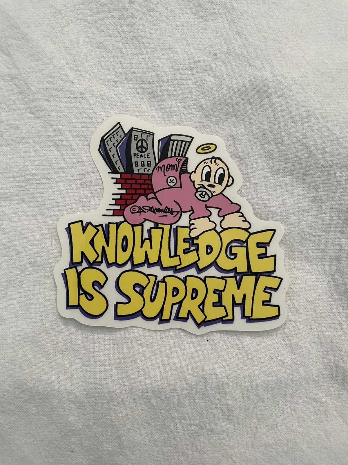 Supreme Knowledge Is Supreme Sticker | Grailed