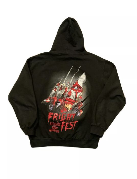 Streetwear Six Flags Magic Mountain Fright Fest Horror Scary Hoodie ...
