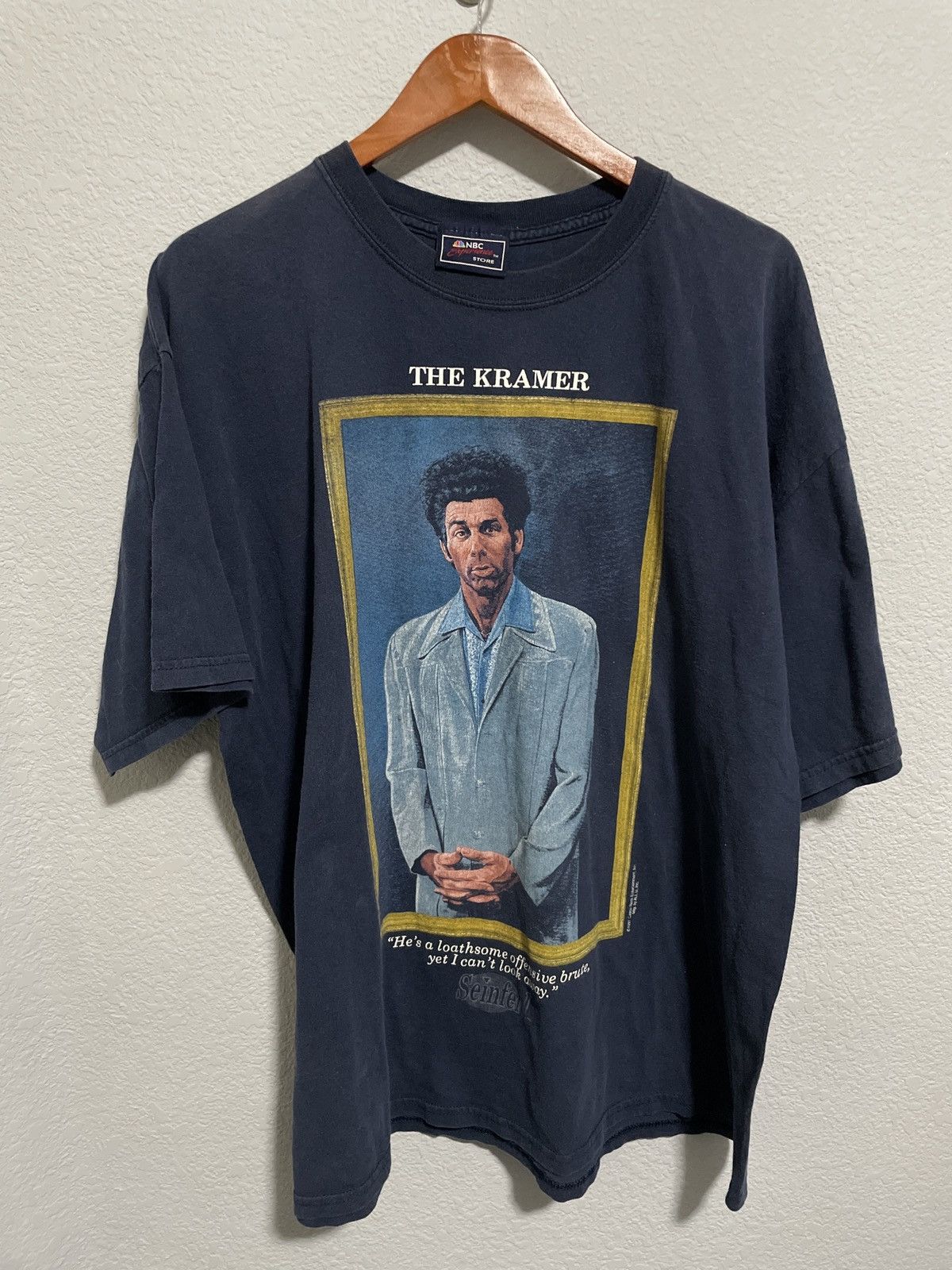 Vintage Vintage 1997 Seinfeld Cosmo Kramer potrait tshirt | Grailed