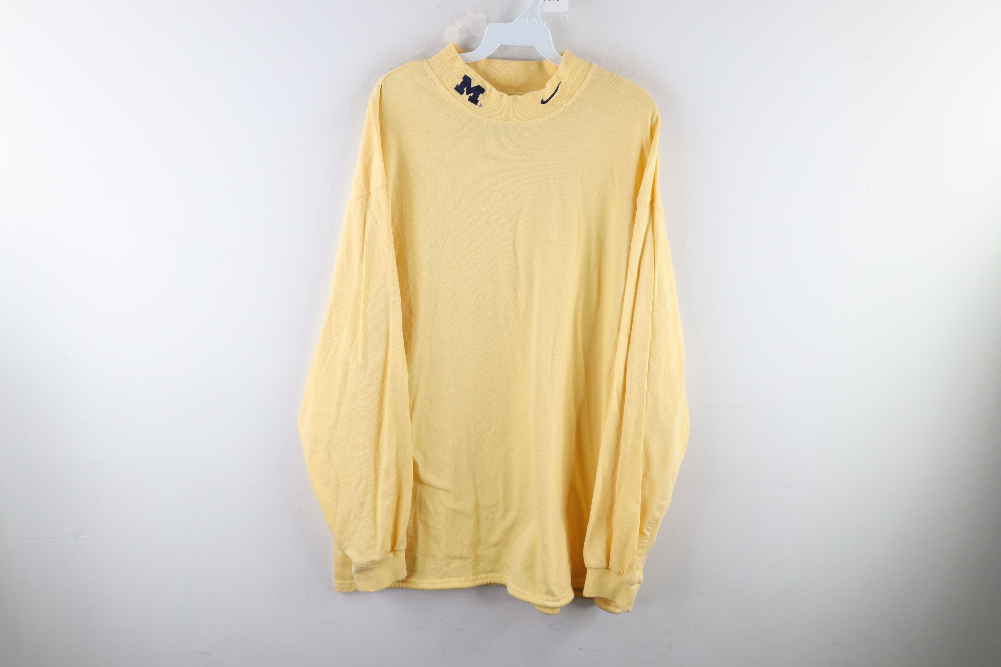 Nike Vintage Nike Swoosh University of Michigan Sleeve Shirt | Grailed