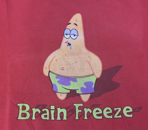 Vintage Vintage Spongebob Patrick Brain Freeze Universal T Shirt | Grailed