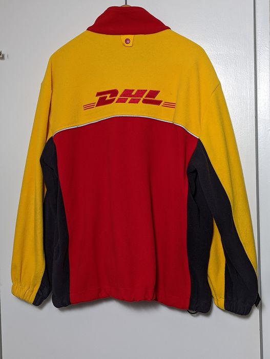 Dhl DHL Zip Up Fleece Jacket | Grailed