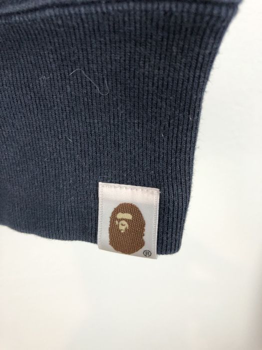 Bape RARE Bape face logo 1993 Zip Hoodie | Grailed