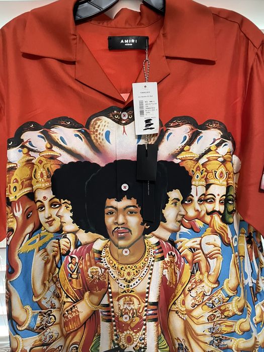 Amiri Jimi Hendrix silk shirt | Grailed