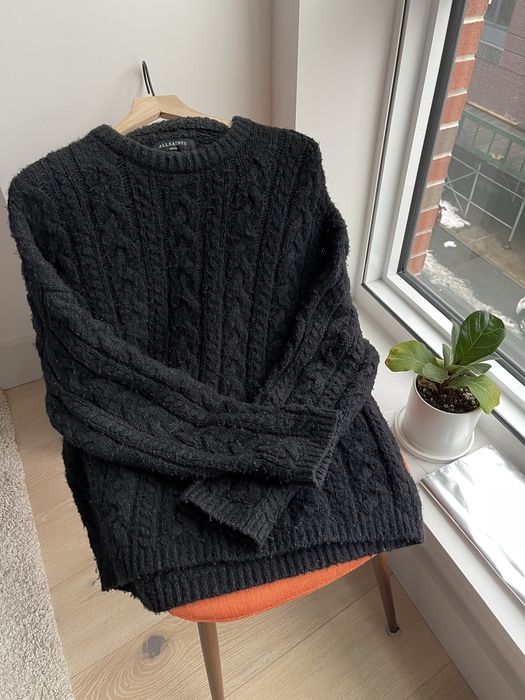 Allsaints Heavyweight Knit Crewneck Sweater | Grailed