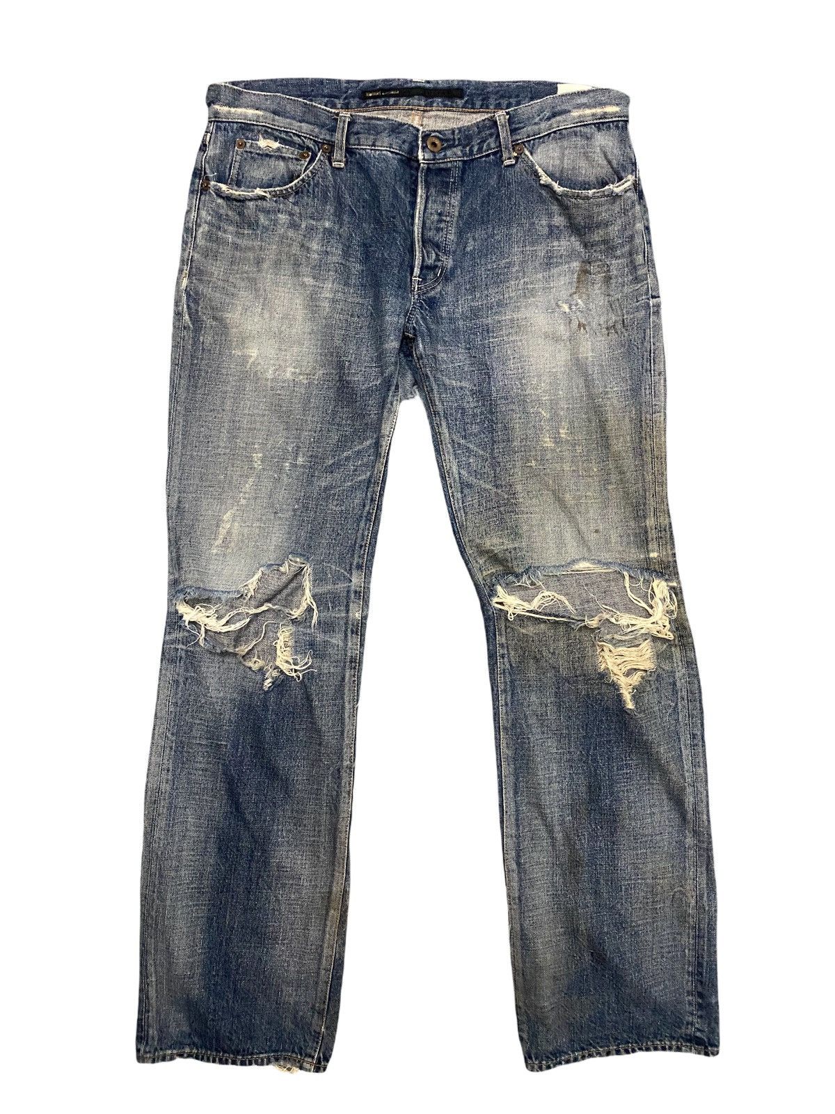 Distressed Denim × Japanese Brand × Kiminori Morishita Japanese Brand ...