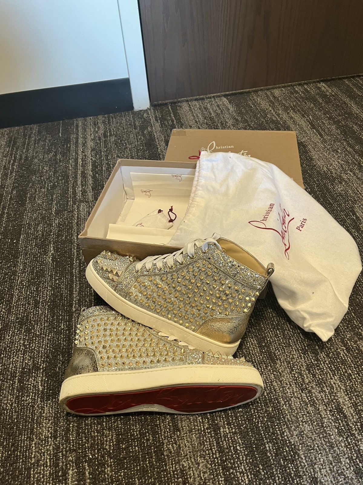 Christian Louboutin High Top Loubs | Grailed