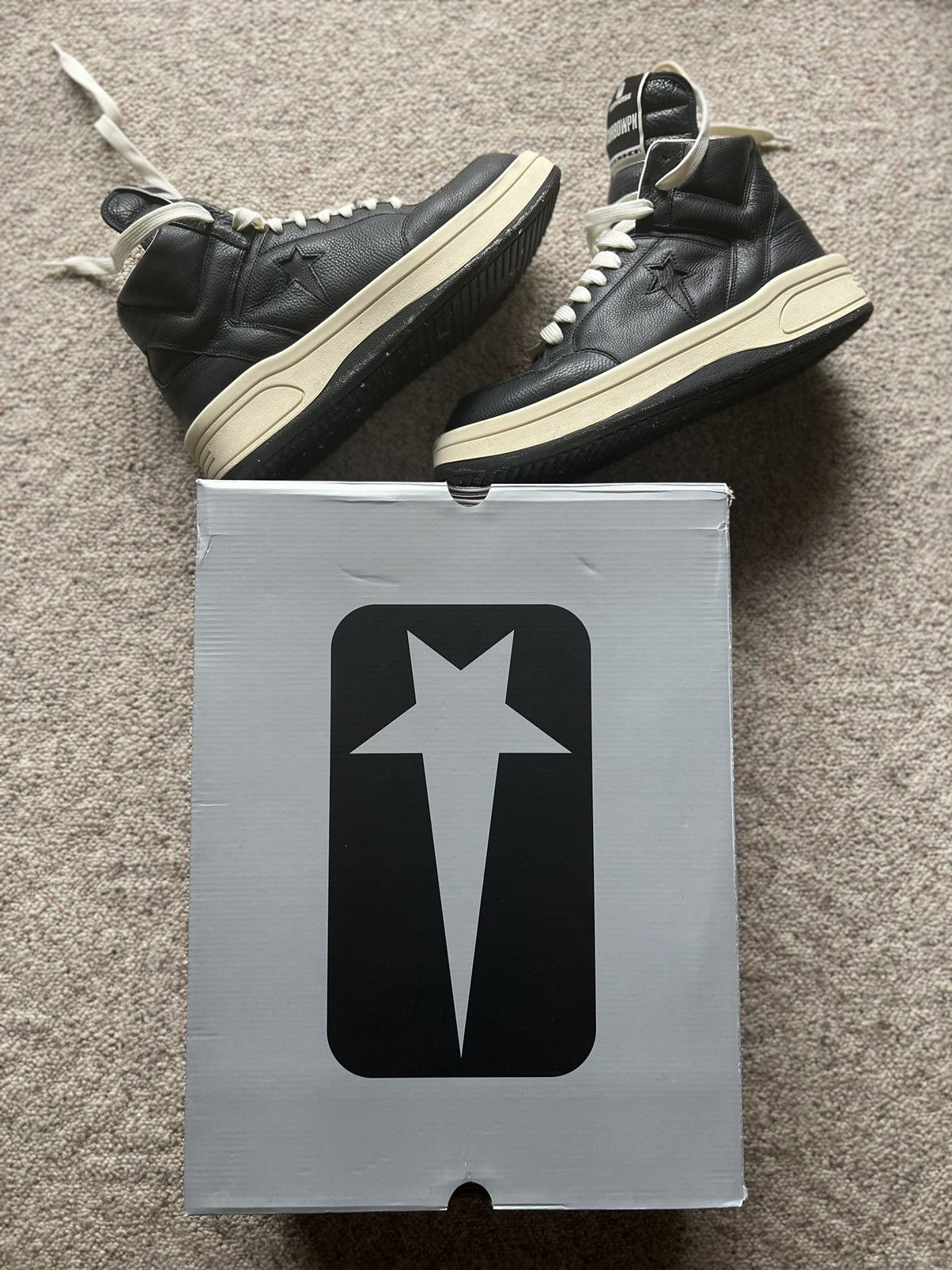 Converse × Rick Owens × Rick Owens Drkshdw Rick Owens Converse Dark ...