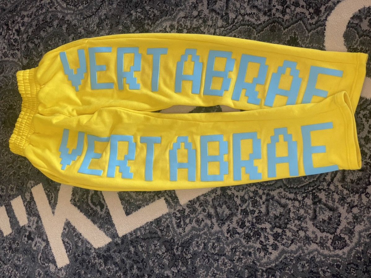 Other × Streetwear × Young Thug Vertebrae Sweats Yellow/Blue *Rare ...