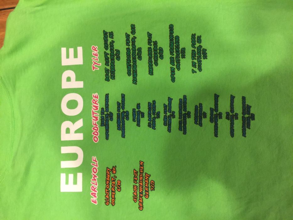 Odd Future Golf Wang Mussolini Tee Europe Tour | Grailed