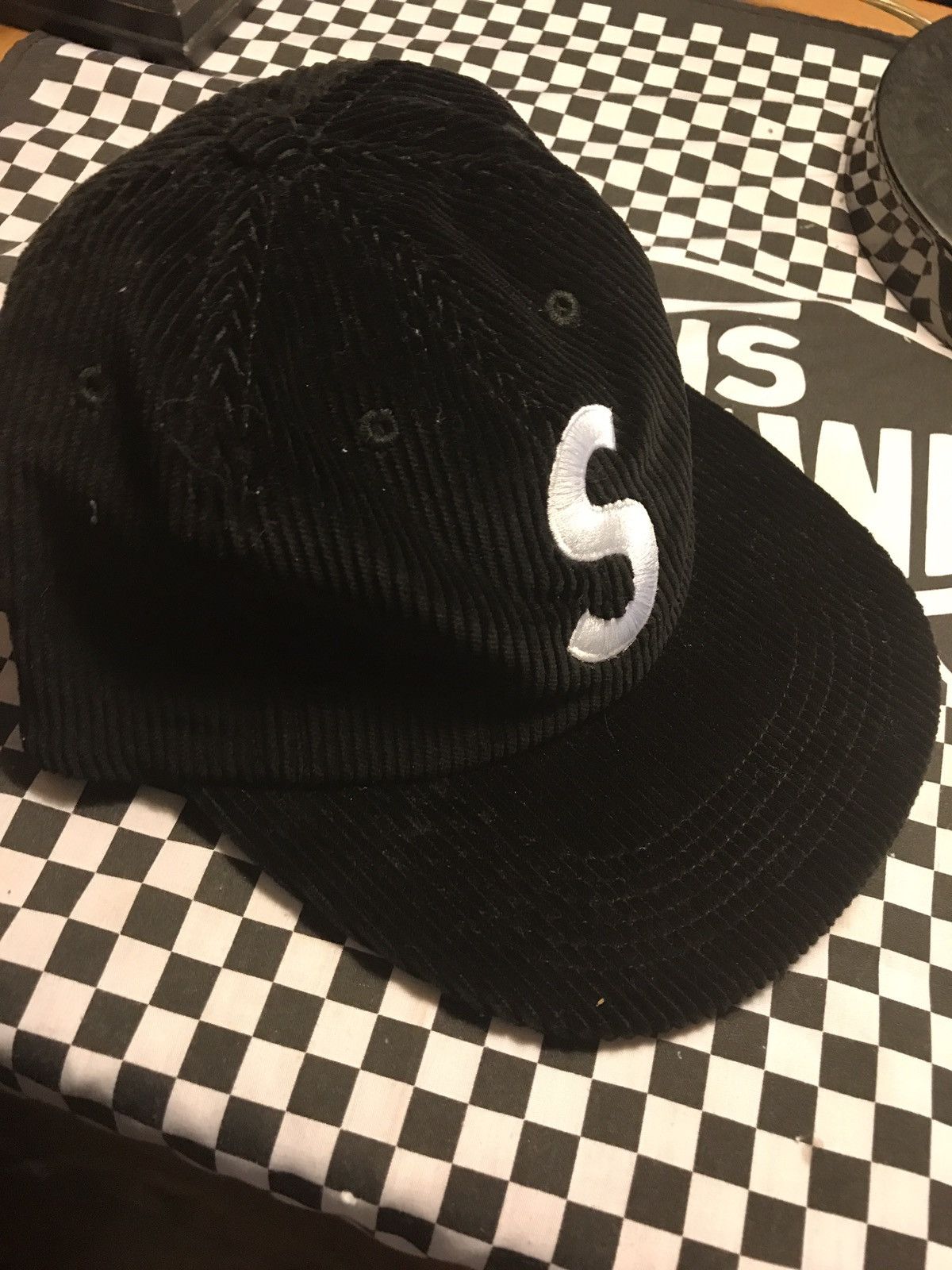 Supreme Black Corduroy S/S17 Hat | Grailed