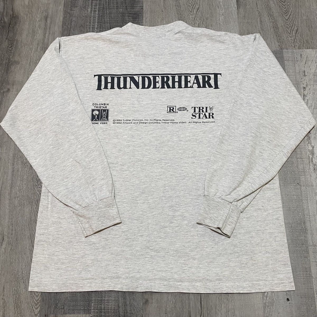 Vintage Vintage Thunderheart 1992 Grey Val Kilmer Movie Promo Tee | Grailed