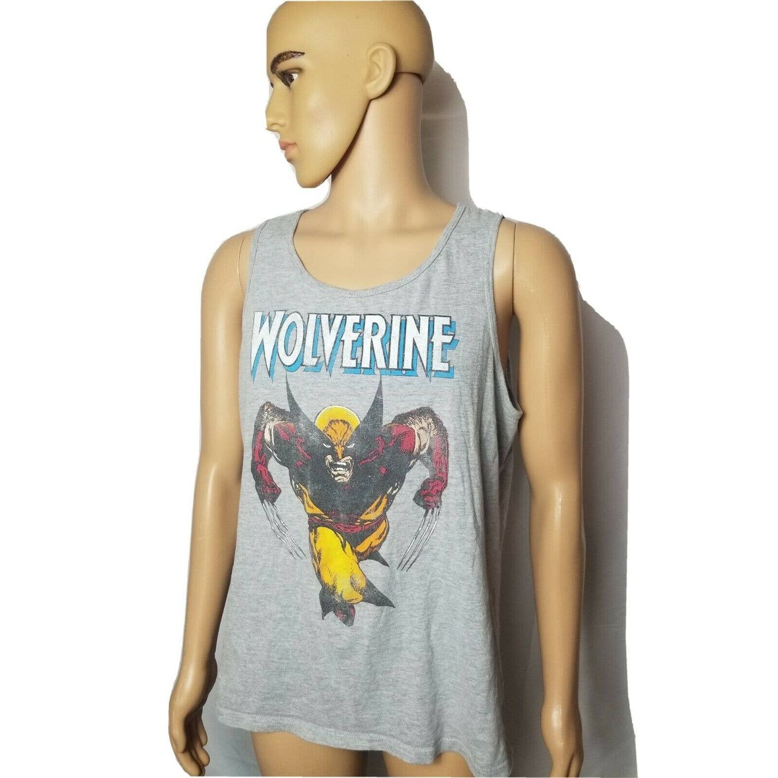 Marvel Comics Marvel Wolverine Tank Top Classic Uniform X-Men Mens ...